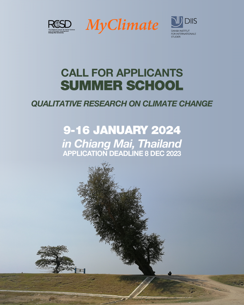 Call for Applications: Summer School on Climate Change in Chiang Mai, 9 ...