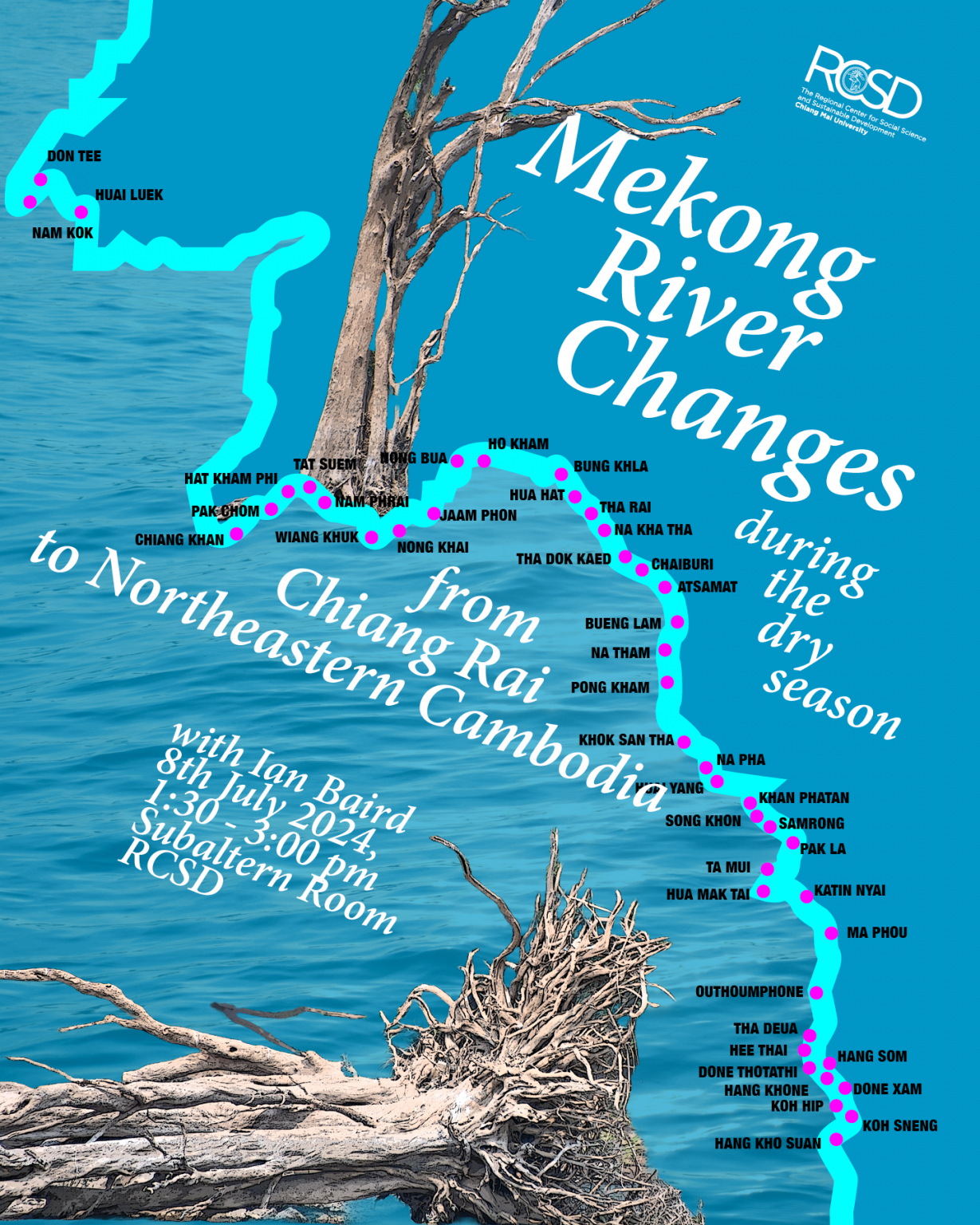Mekong River changes during the dry season: from Chiang Rai to ...